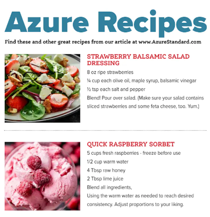 Berry Blessed - Azure Standard