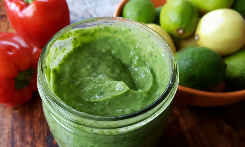 Easy 5-Minute Avocado Sauce with Cilantro - Azure Standard