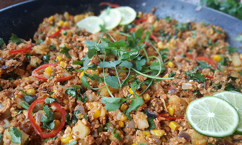 How to Make a Mexican Potato Dinner Hash with Chorizo - Azure Standard