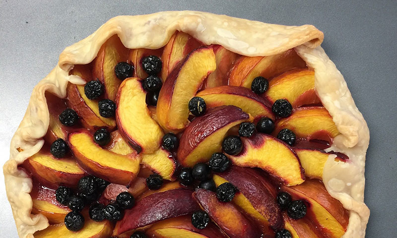 Delicious Rustic Tart with Nectarines & Aronia Berries - Azure Standard