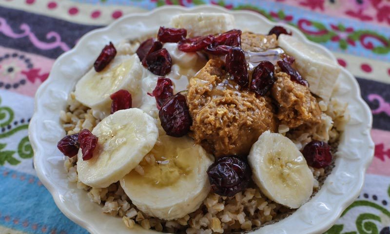 Peanut Butter-Banana Bulgur Bowl - Azure Standard