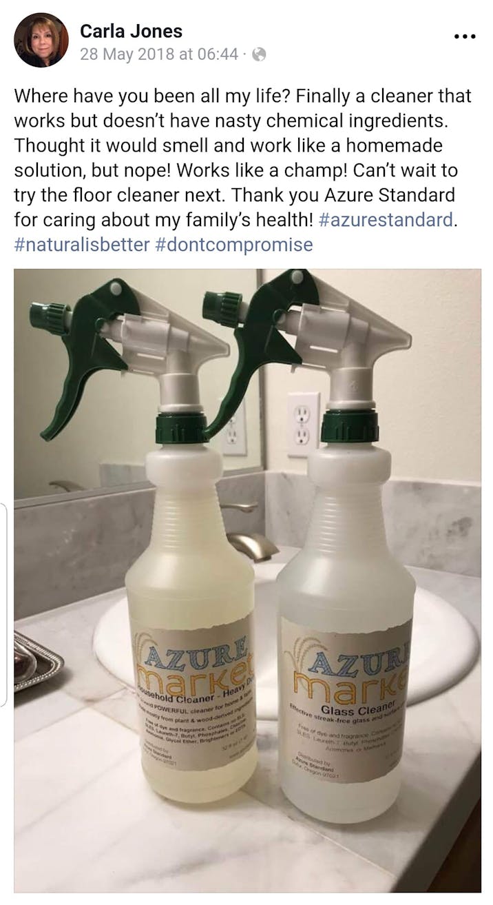 Make 2019 the year you ditch toxic cleaners - Azure Standard