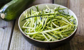 Easy Healthy Shaved Zucchini Garden Salad - Azure Standard