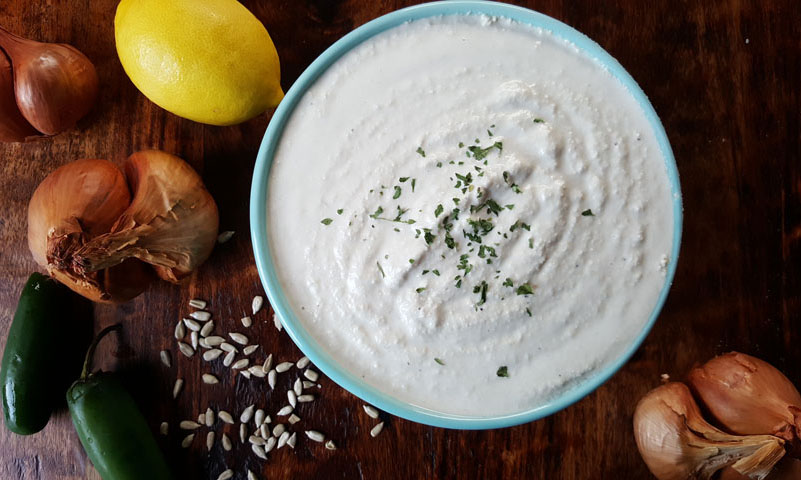 Make Your Own Vegan Cheesy Jalapeño Sunflower Sauce - Azure Standard