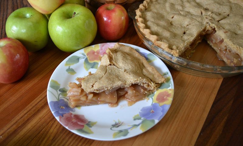 RECIPE: Taste of Fall Apple Pie with Heirloom Flour Pie Crust - Azure ...